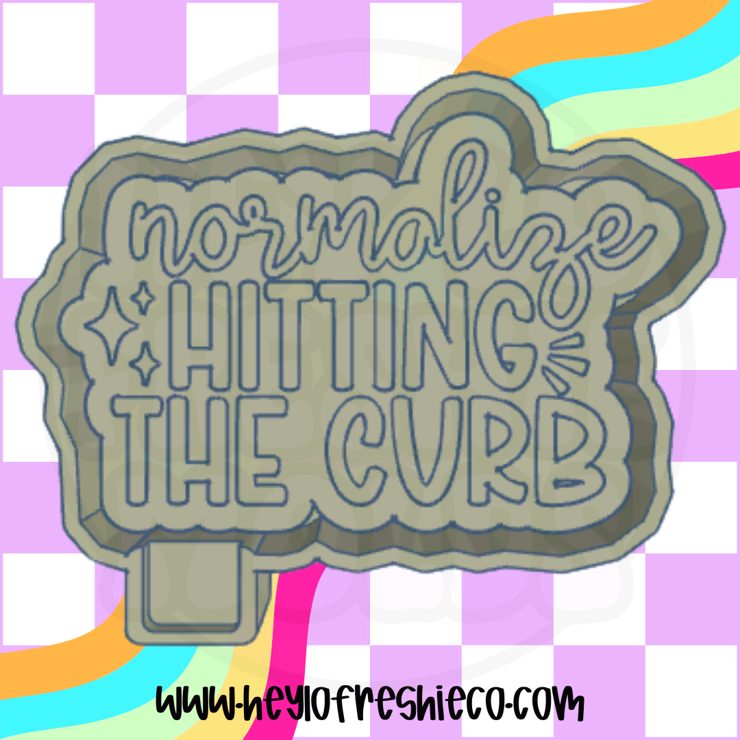 Normalize Hitting The Curb Silicone Mold – Hey Lo Freshie Co
