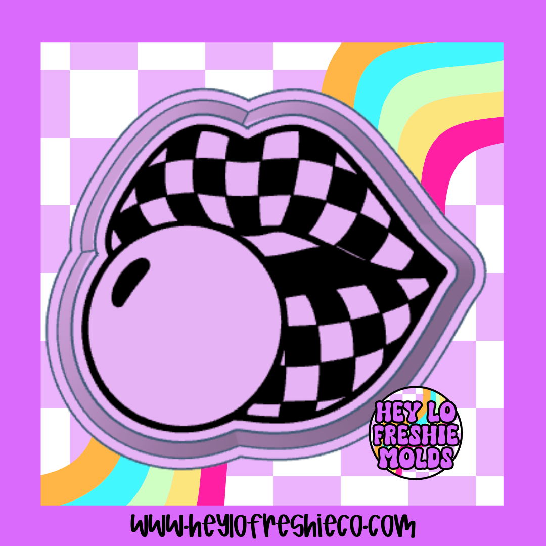 Checkered Lips Silicone Mold – Hey Lo Freshie Co