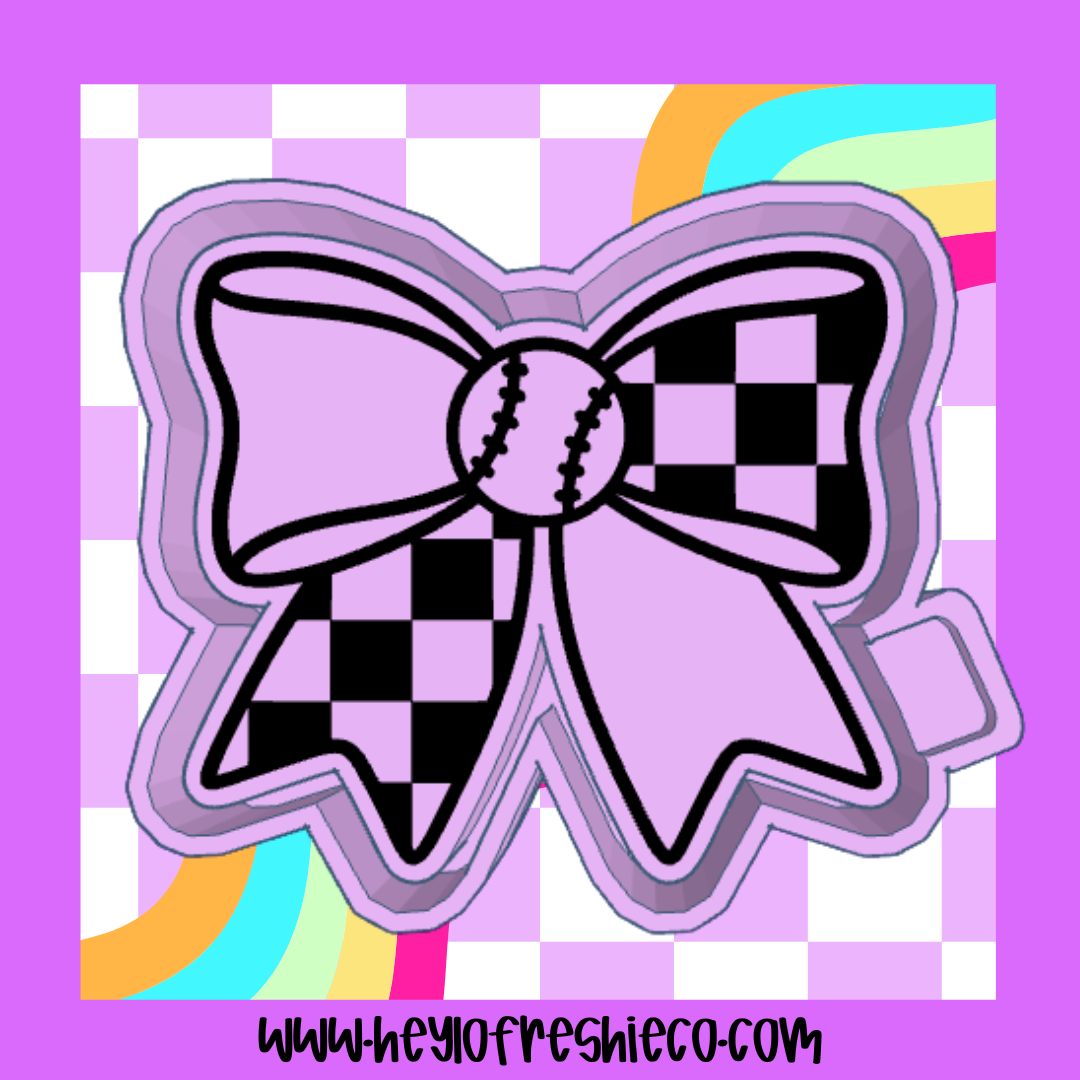 Baseball Bow Silicone Mold – Hey Lo Freshie Co
