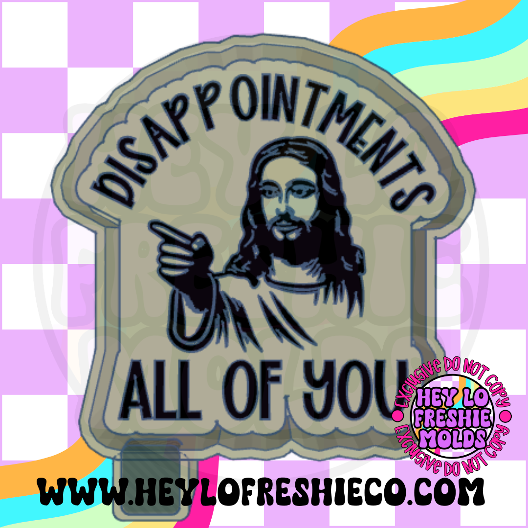 Disappointed Jesus Silicone Mold – Hey Lo Freshie Co