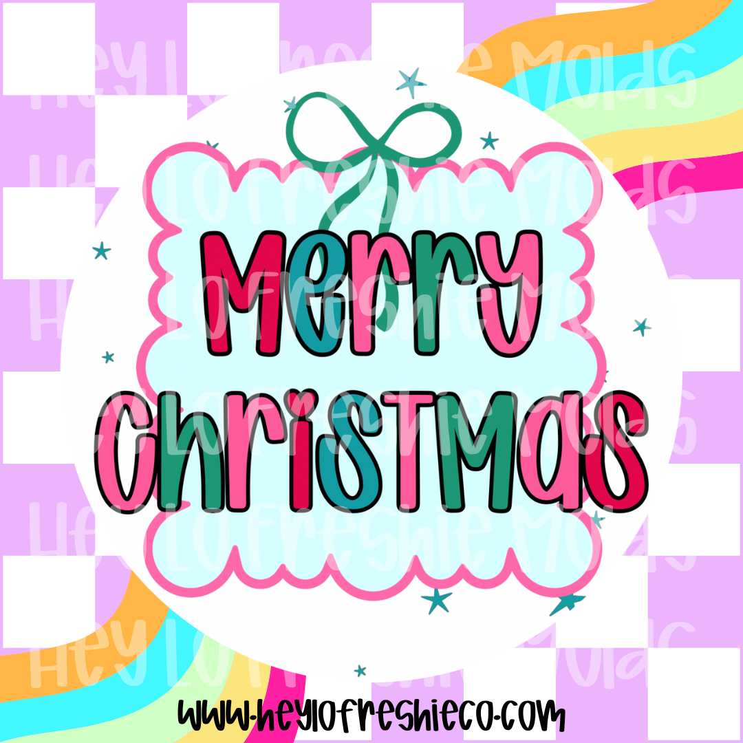 Round Cardstock | Merry Christmas – Hey Lo Freshie Co