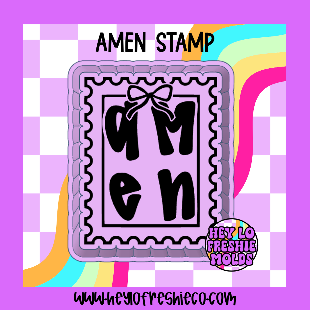 Amen Stamp Silicone Mold – Hey Lo Freshie Co