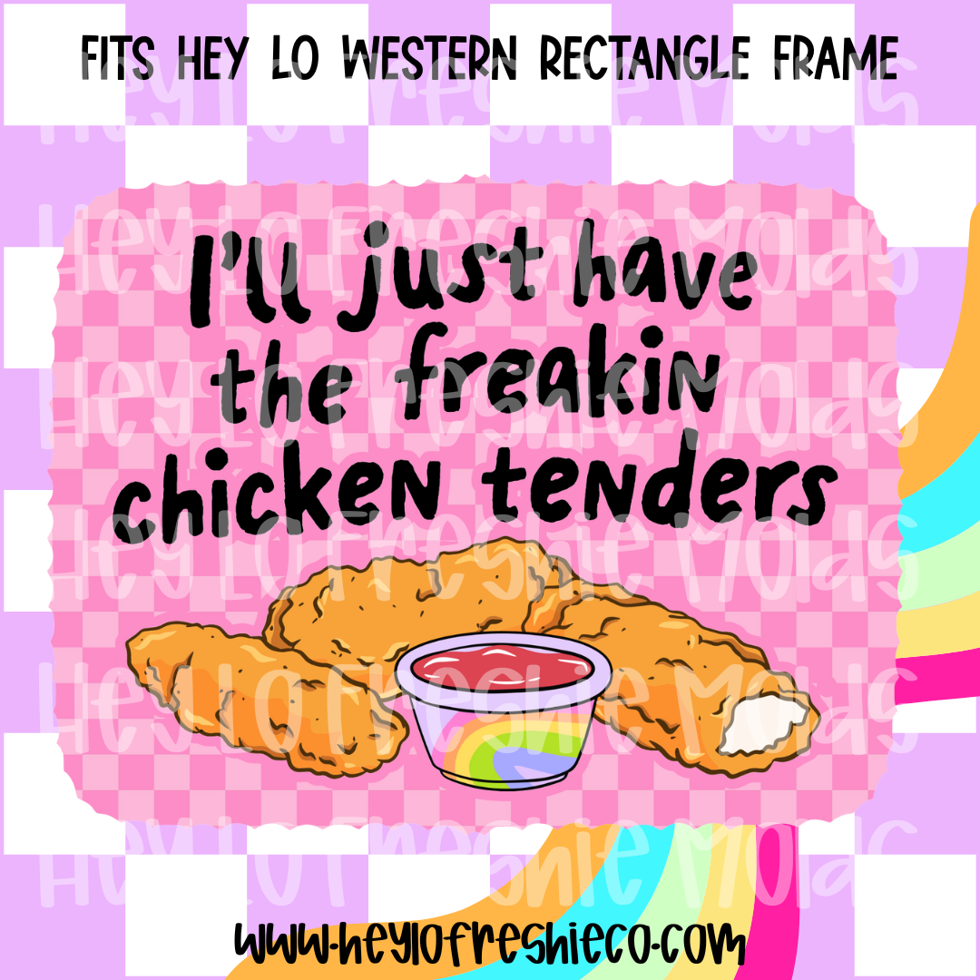 Pick Your Own Cardstock | Western Rectangle I'll Just Have The Chicken ...