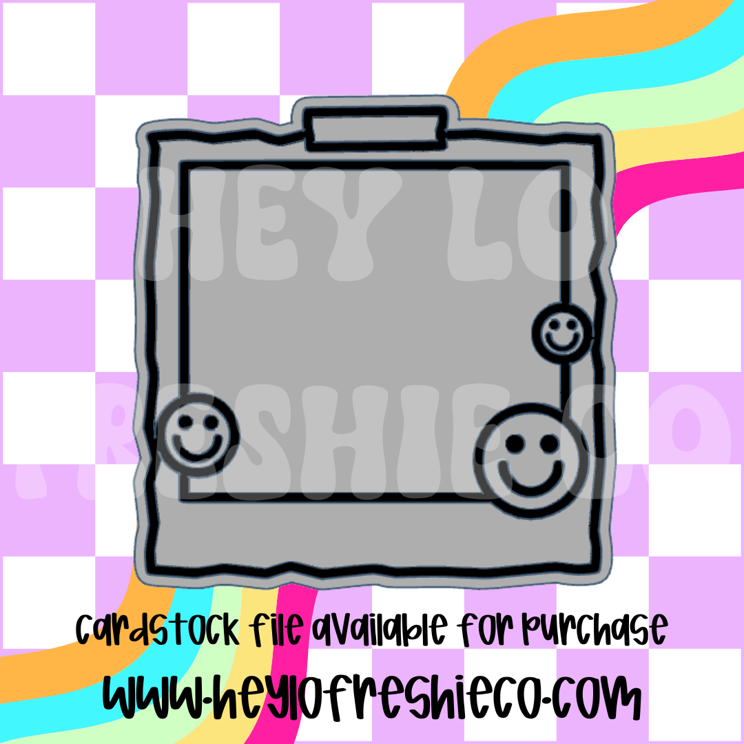 Smiley Polaroid Silicone Mold – Hey Lo Freshie Co